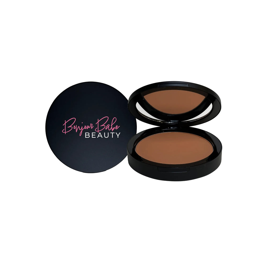 Dual Blend Powder Foundation - Walnut | Buildable Wet or Dry Matte Fou ...